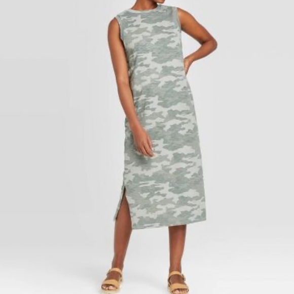 Universal Thread | Dresses | Womens Sleeveless Camo Dress Universal ...